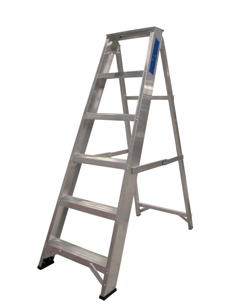 Lyte Class 1 Aluminium Builders Step Ladders - Extension Ladders Online