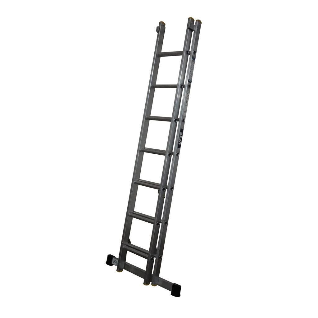 Lyte Double Section Trade Professional Aluminium Extension Ladder ...